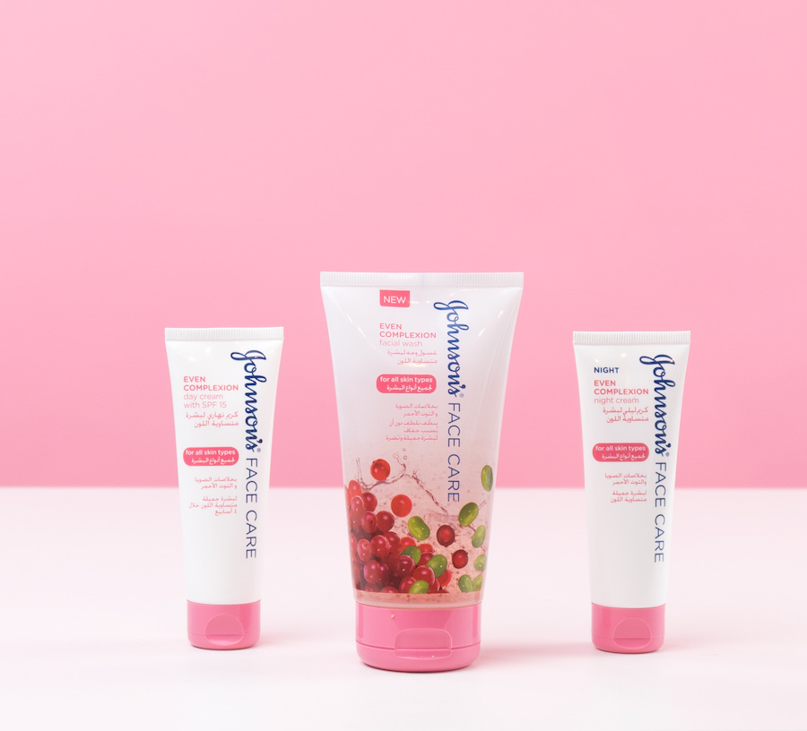 Johnsons Even Complexion Face Care Range for Skin Radiance